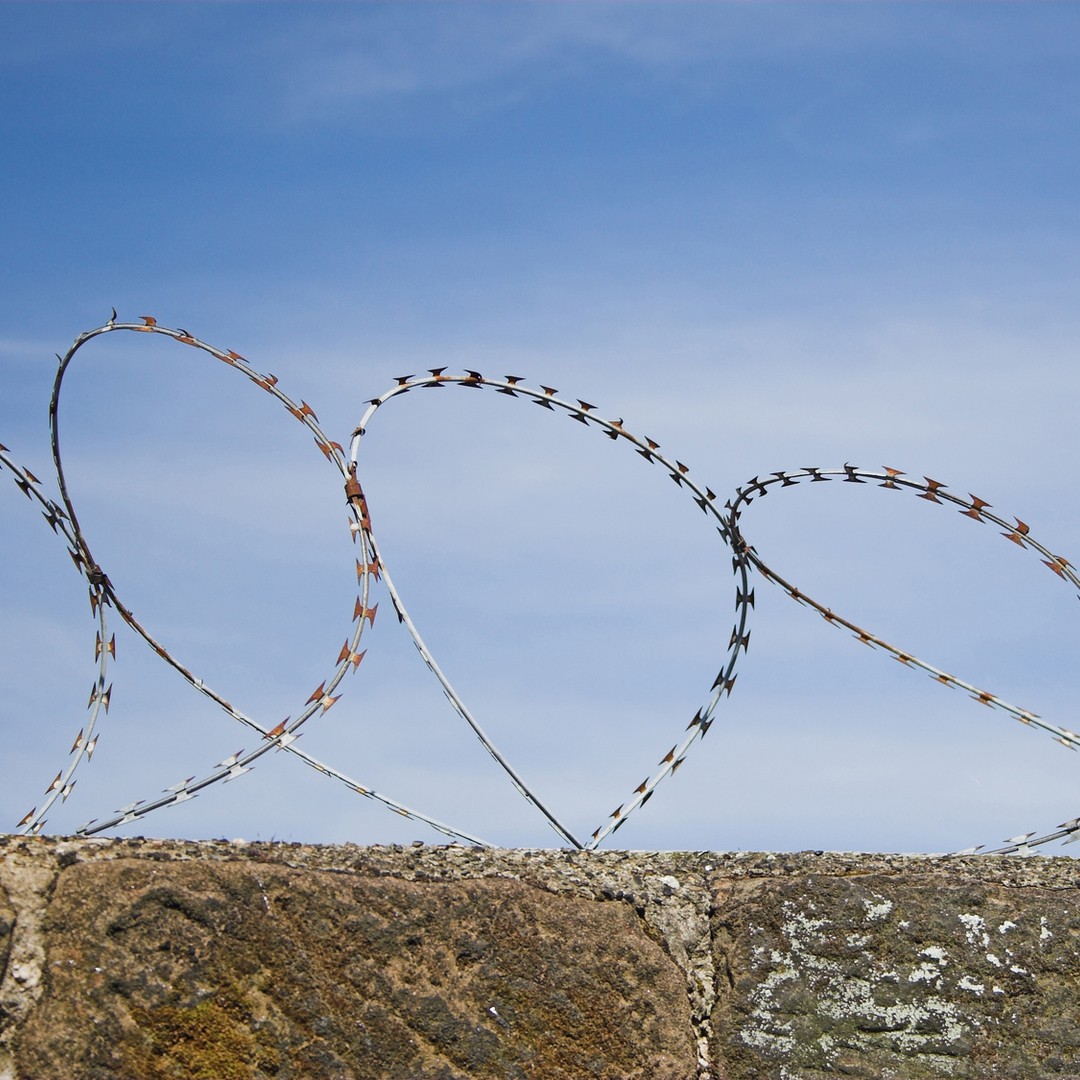 Military area high security protection razor wire barbed wire - Razor ...