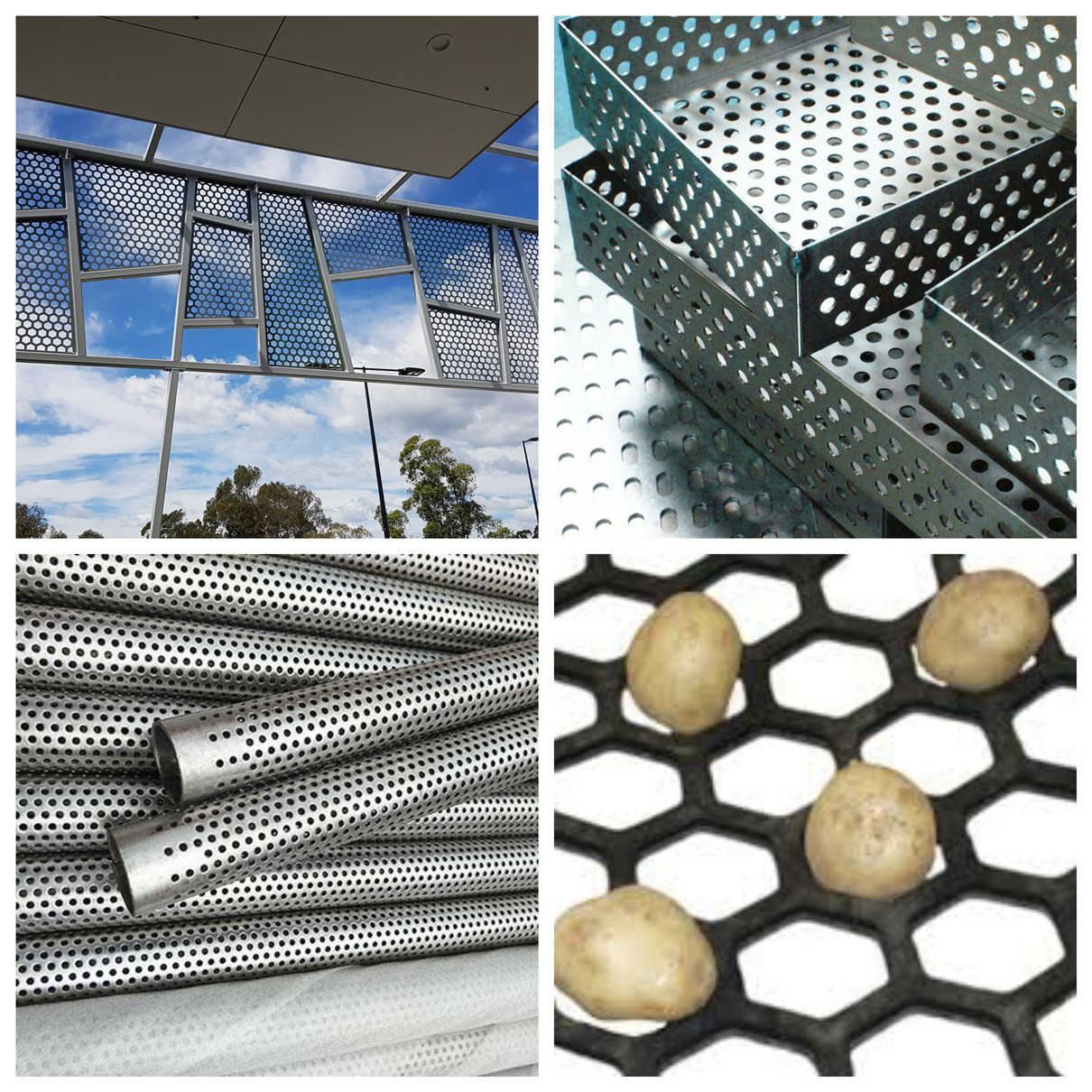 Long service life perforated metal sheet - Perforated Metal Mesh ...