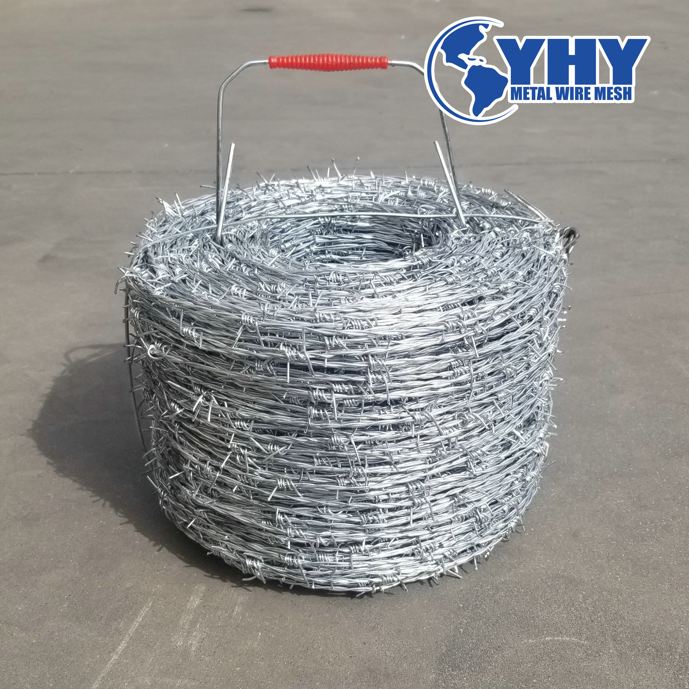 YHY barbed wire 1320 ft. 12-1/2gauge,4 barbs - Factory, Price,High ...